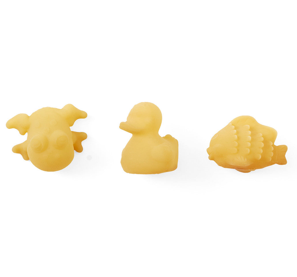 Hevea - Pond - Natural Rubber Duck, Frog and Fish Bath Toys - Colour ...