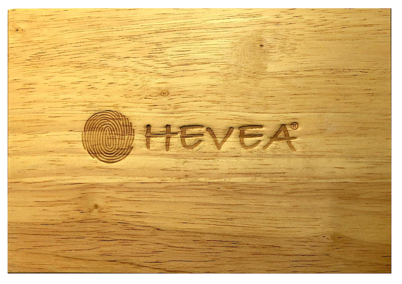 Hevea - Rubberwood Block for Counter and Shelf Display – The World of Good